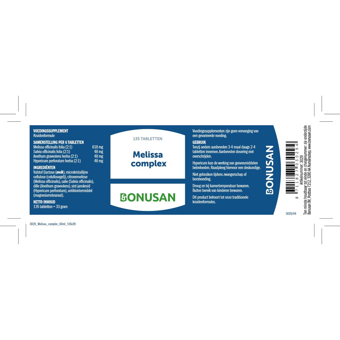 Melissa complex (Bonusan)