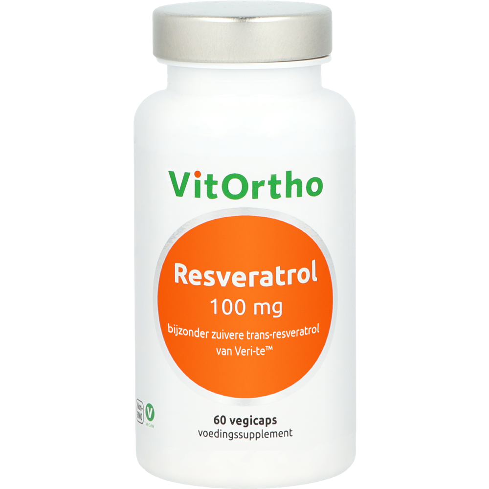 VitOrtho Voedingssupplementen Resveratrol 100 Mg VitOrtho Voedingssupplementen Resveratrol 100 Mg
